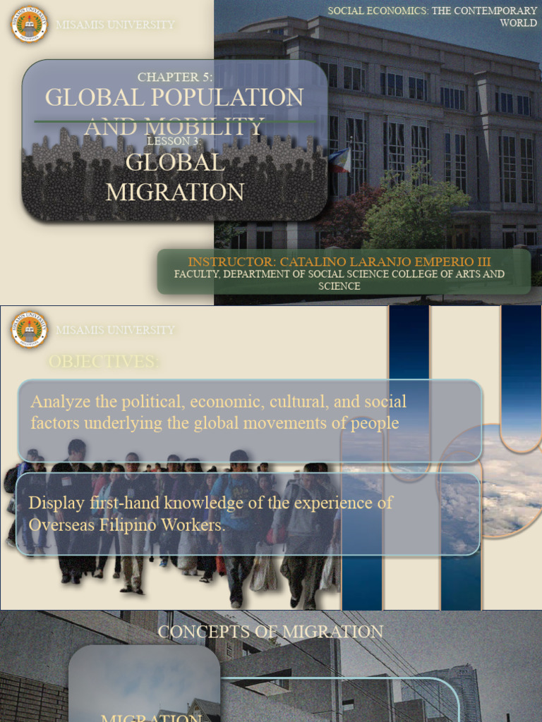 Sec117md - Reporting - Global Migration - Group 3 | PDF | Human Migration | Cultural Globalization
