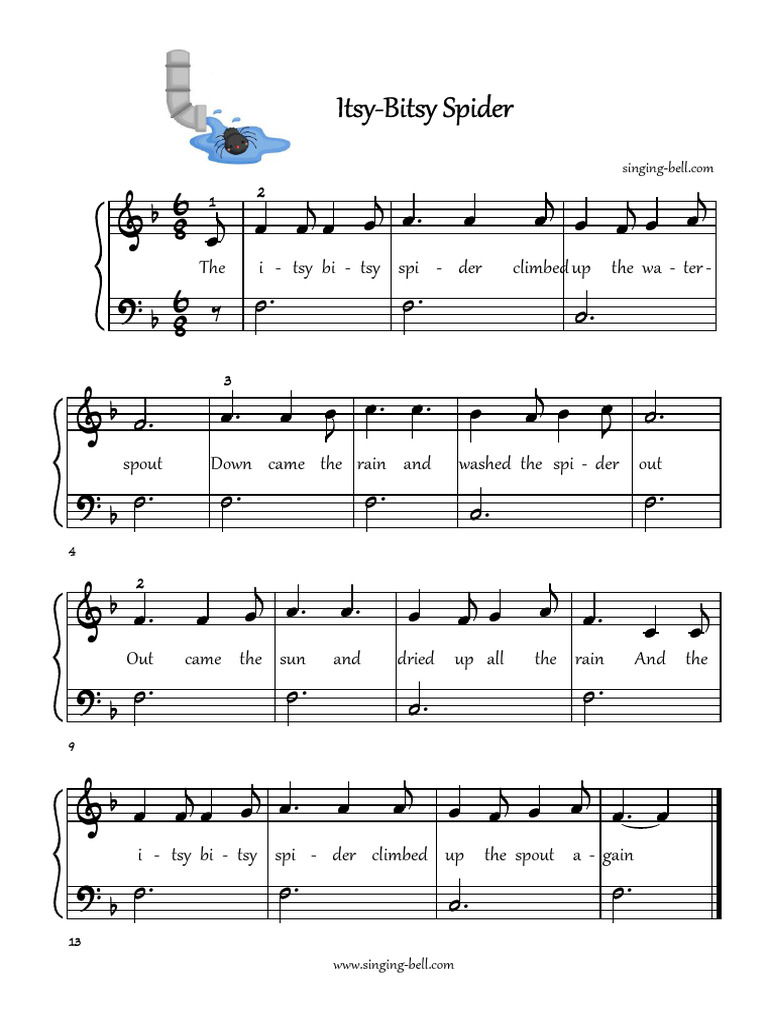 Itsy Bitsy Spider | PDF