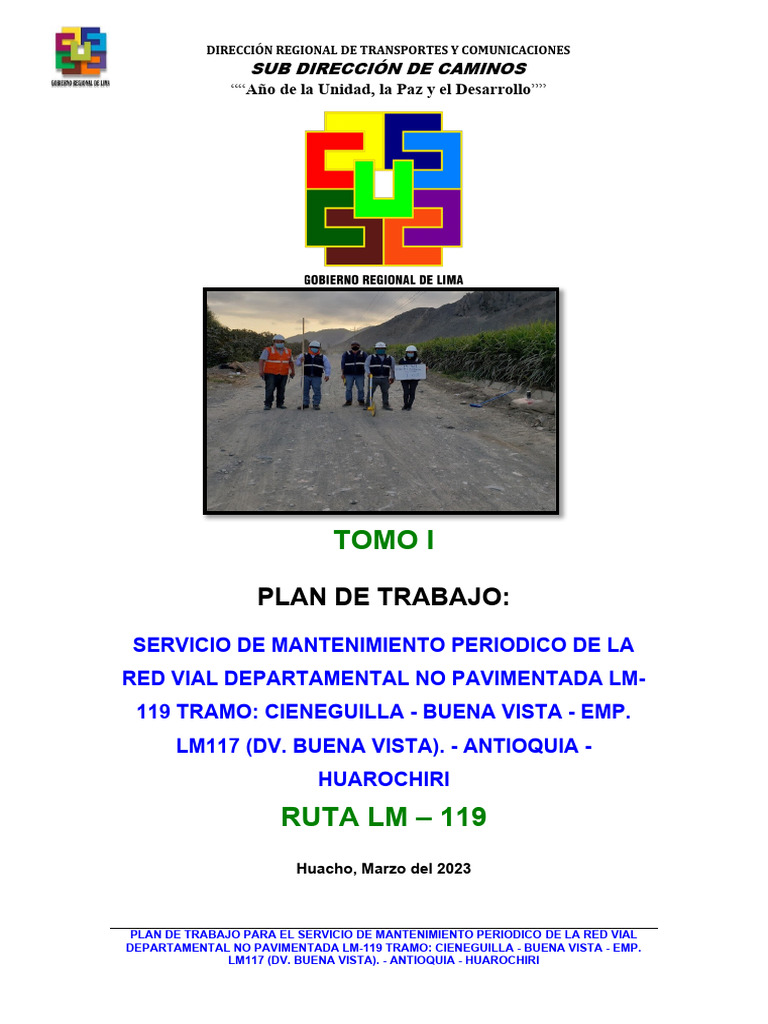 Memoria Descritiva - LM119 | PDF | La carretera