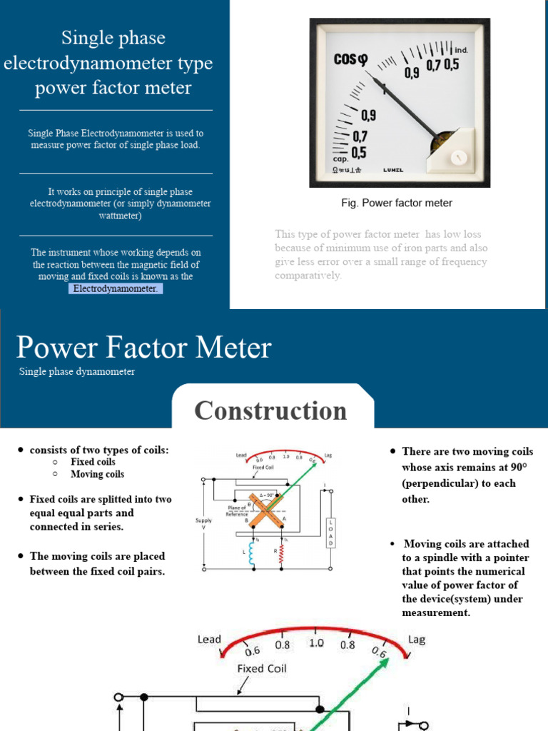 Single Phase Electrodynamometer Meter | PDF
