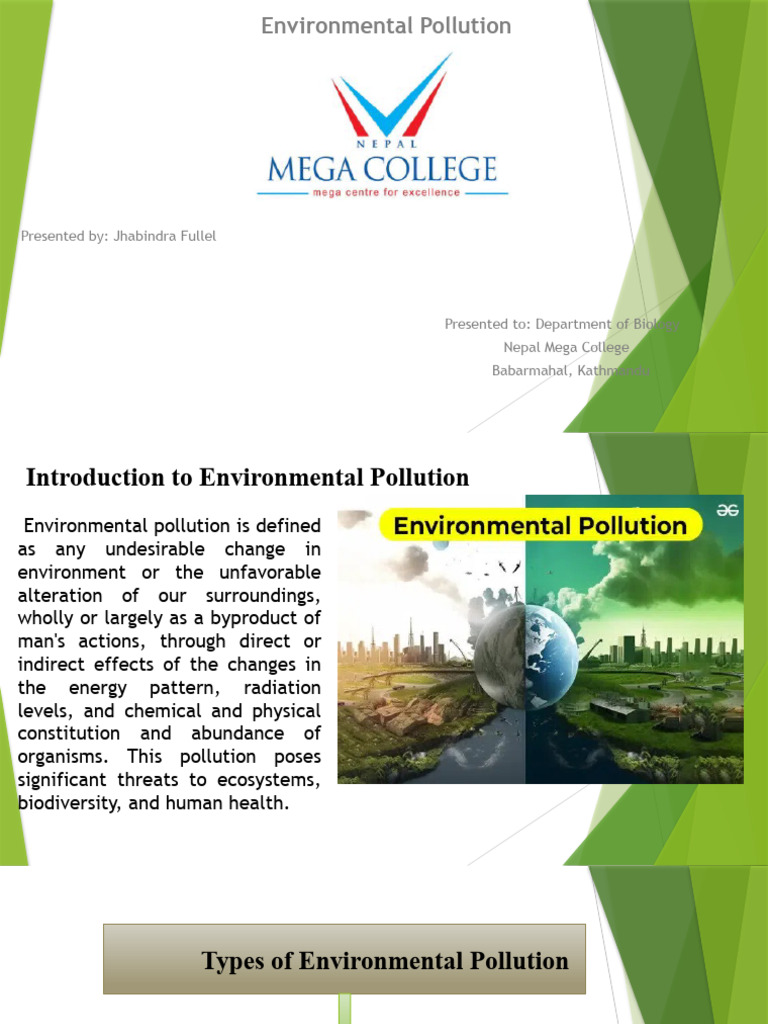 Environmental Pollution | PDF | Water Pollution | Air Pollution