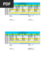 Draft Jadwal Pelajaran Tahun 2025-2026 | PDF