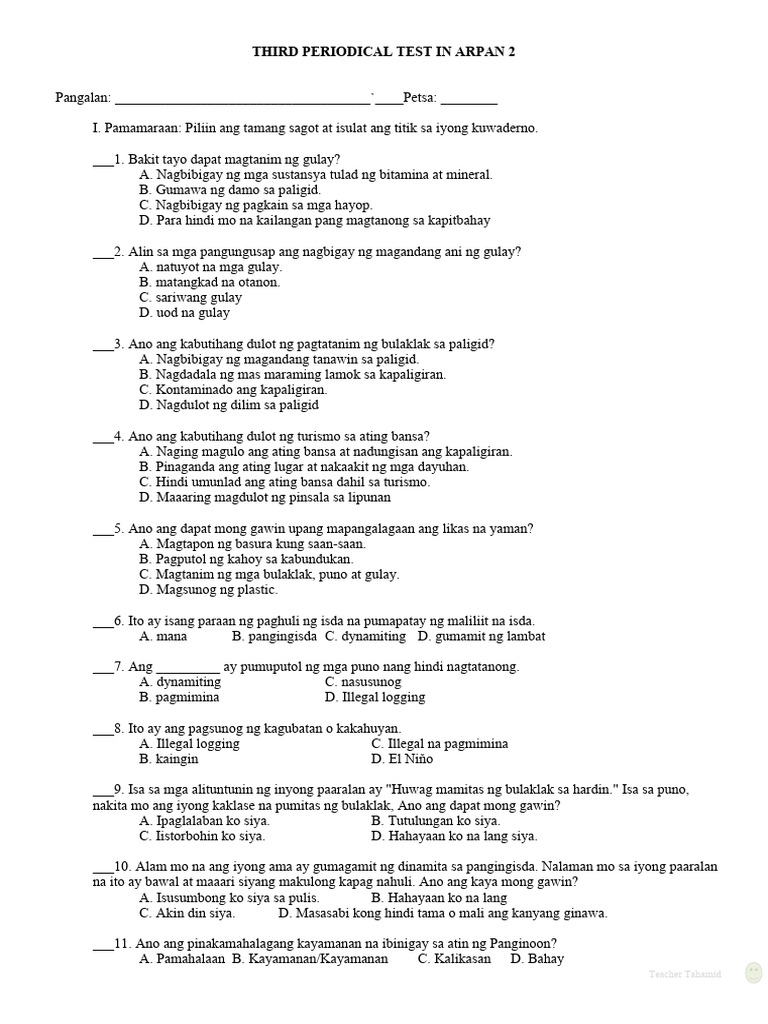 Grade 2 Tagalog | PDF