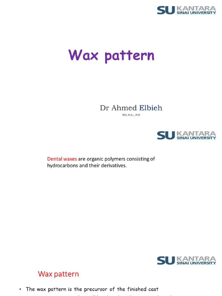 2. Wax Pattern | PDF