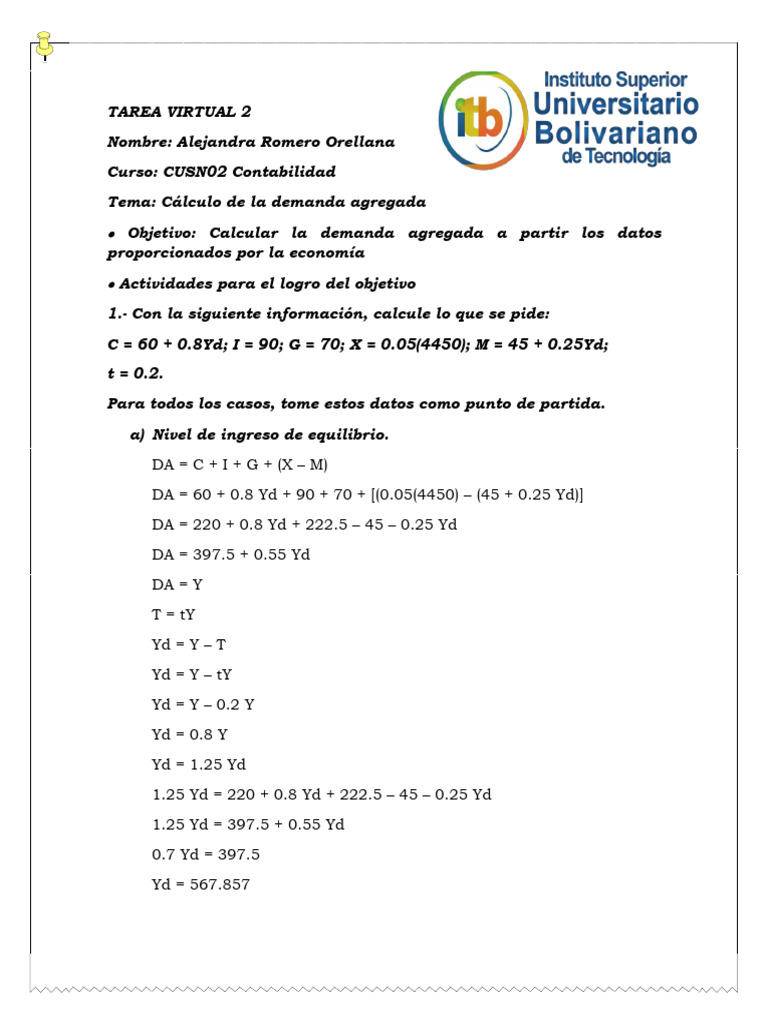 TAREA VIRTUAL 2 Macro 0000000000 | PDF | Economias | Macroeconómica