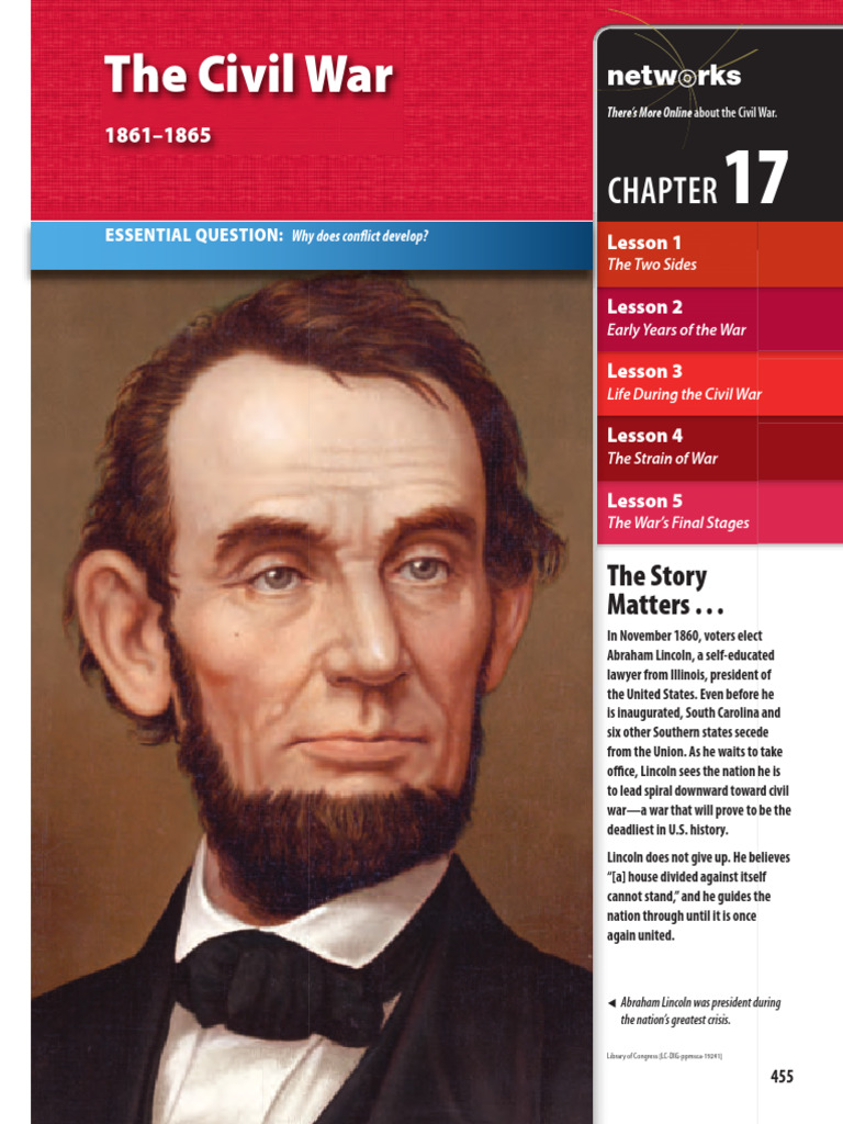 Chapter 18 The Civil War Textbook | PDF | American Civil War | Union ...