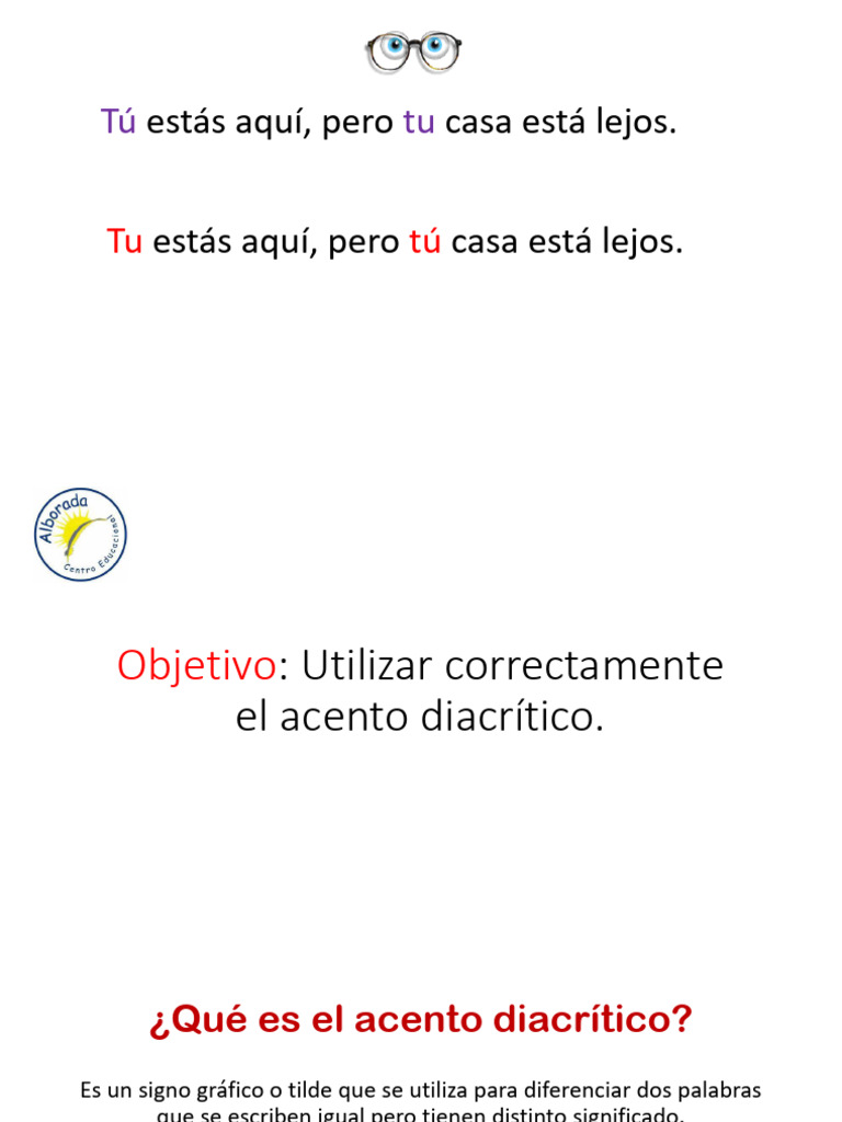 Uso del acento diacrítico en español | PDF | Tipología Lingüística ...