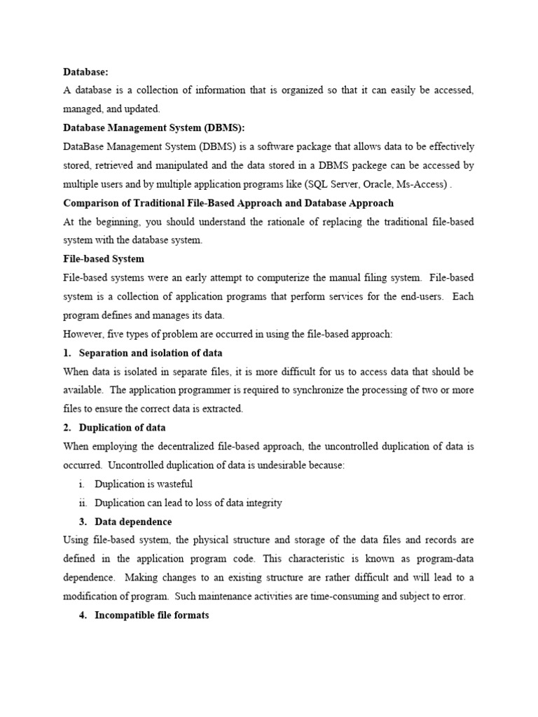 DBMS Notes | Download Free PDF | Databases | Relational Database DBMS Notes | Download Free PDF | Databases | Relational Database