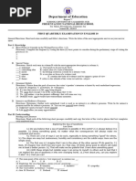 Math Grade 11 Statistics and Probability Quarter 3 Module 4 | PDF ...