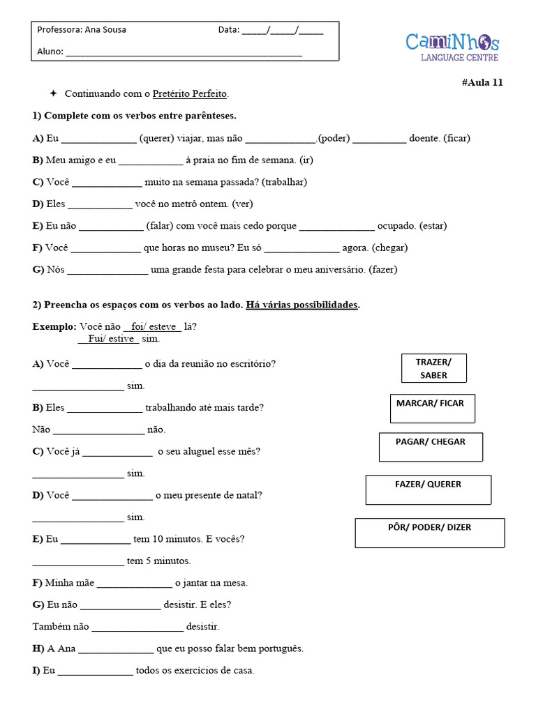 Portuguese Class | PDF