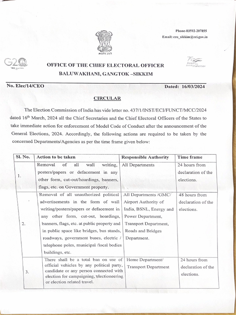 MCC - Circular No Elec14CEO | PDF