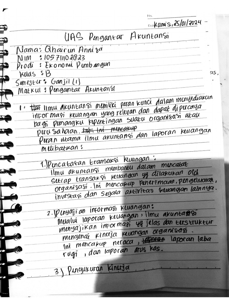 UAS - KLS EP23B - Qhairun Annisa | PDF