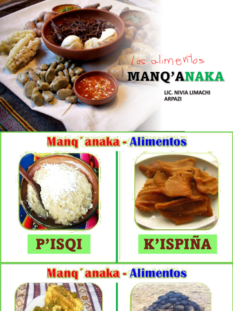 Clase Aymara - Alimentos | PDF