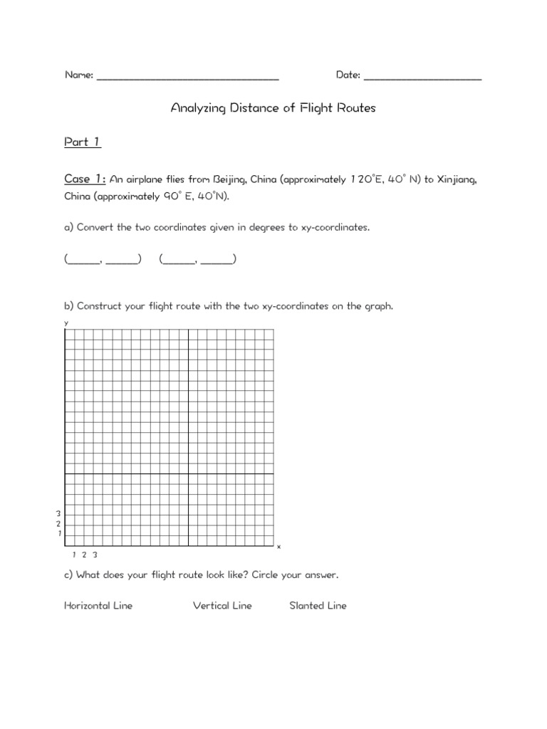 distance formula worksheet | PDF | Distance | Circle