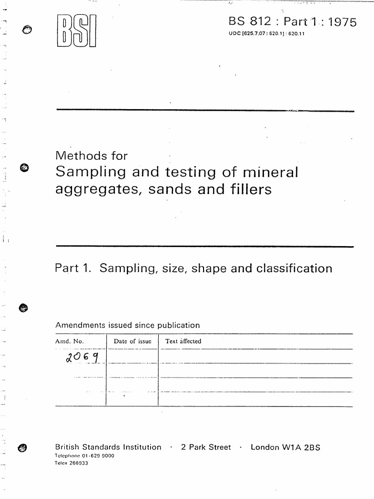 BS 812 - 1 (1975) Scanned | PDF