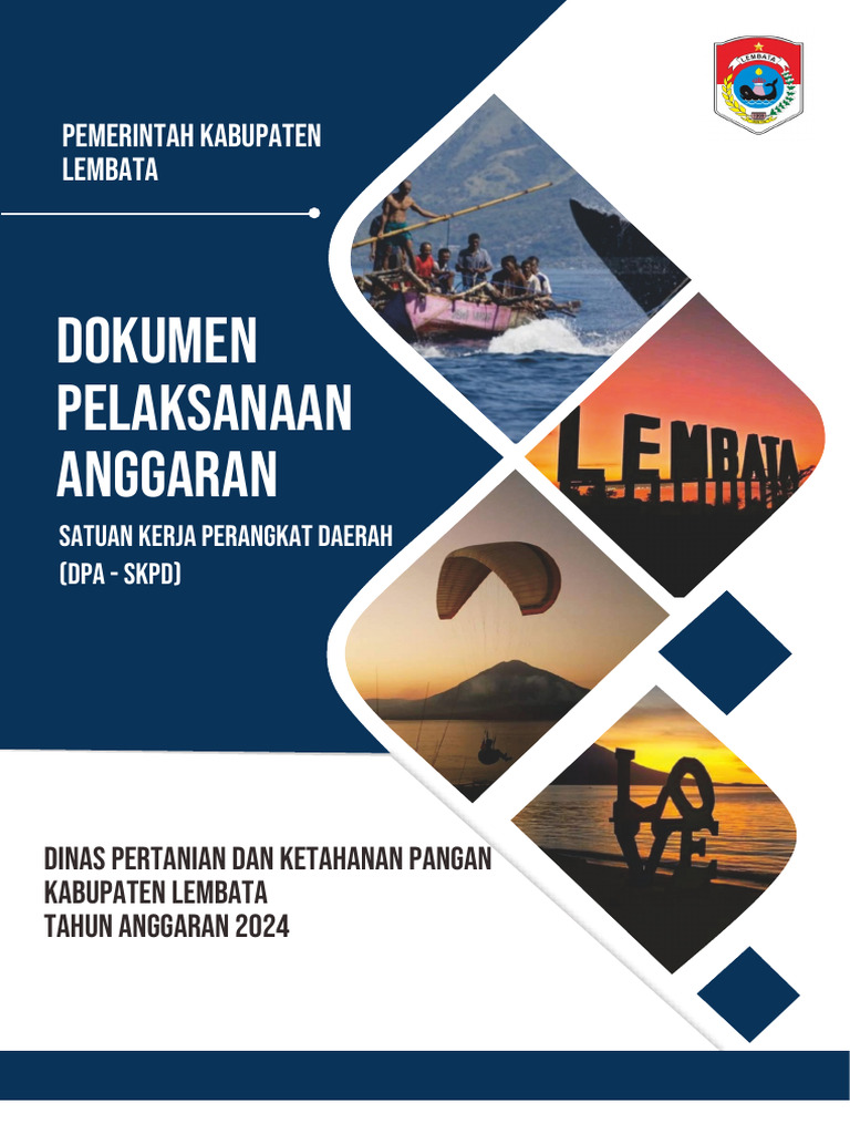 DPA SKPD Lembata 2024: Anggaran Pertanian | PDF