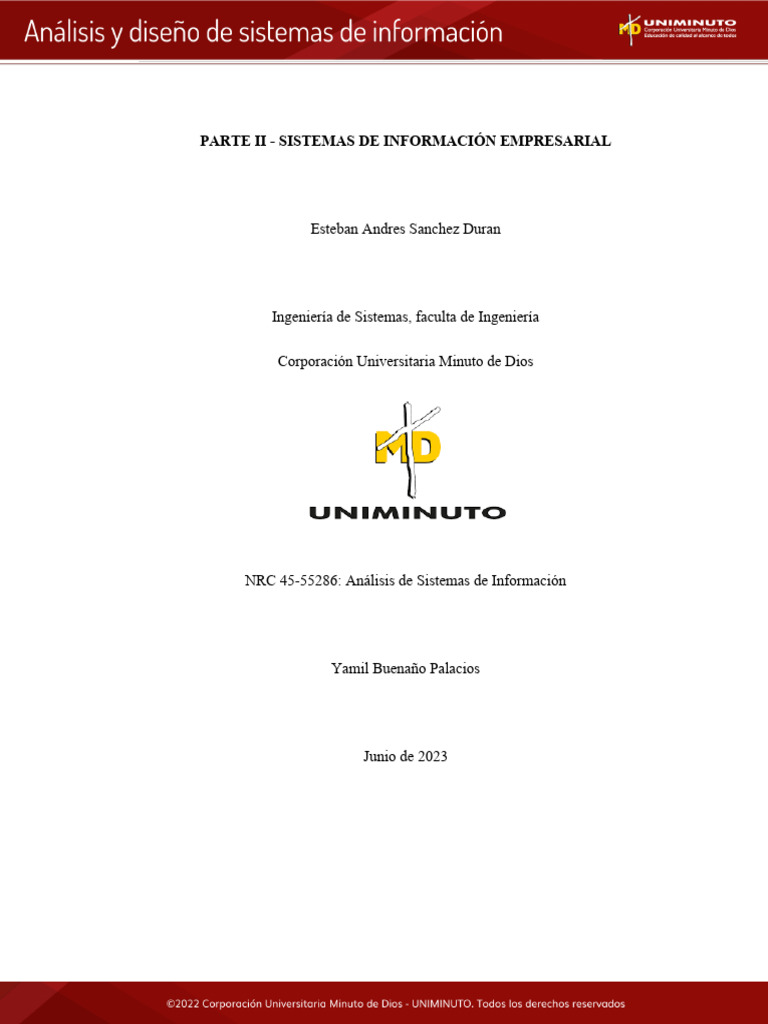 Actividad 2 - Determinación de Requerimientos para Un Sistema de ...