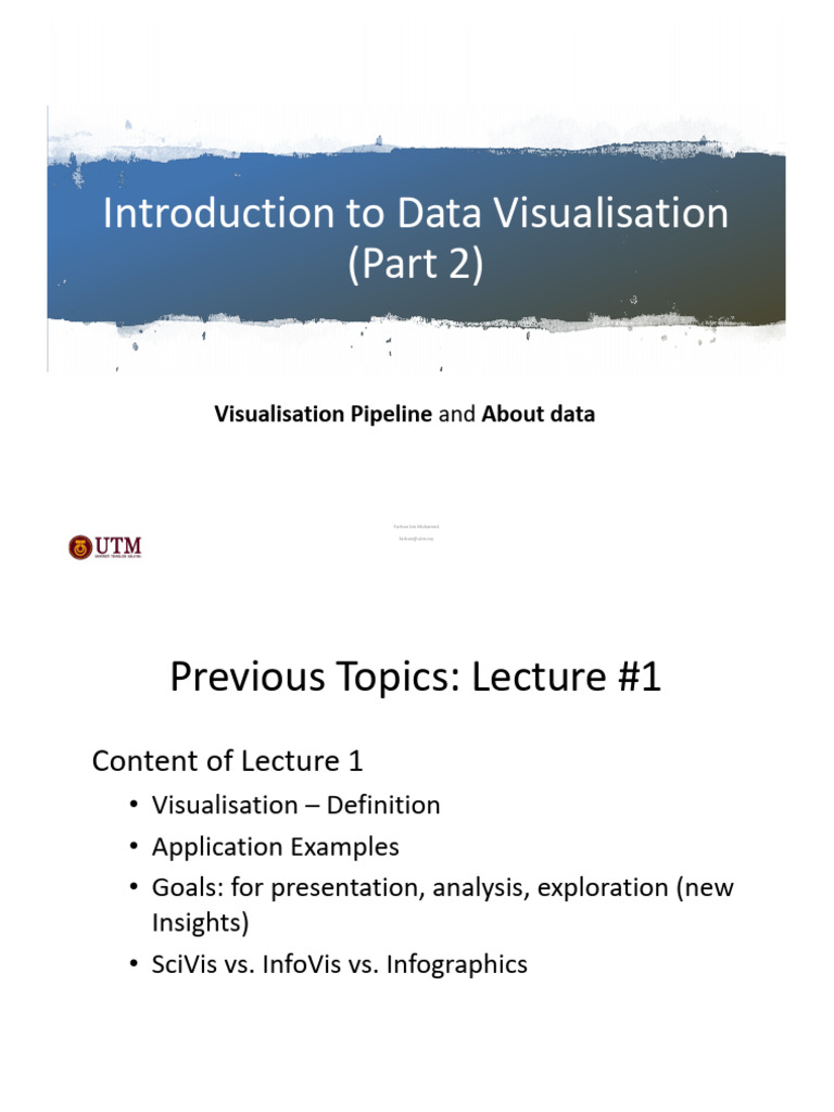 02 Introduction To Data Visualisation (Part 2) | PDF | 3 D Computer ...