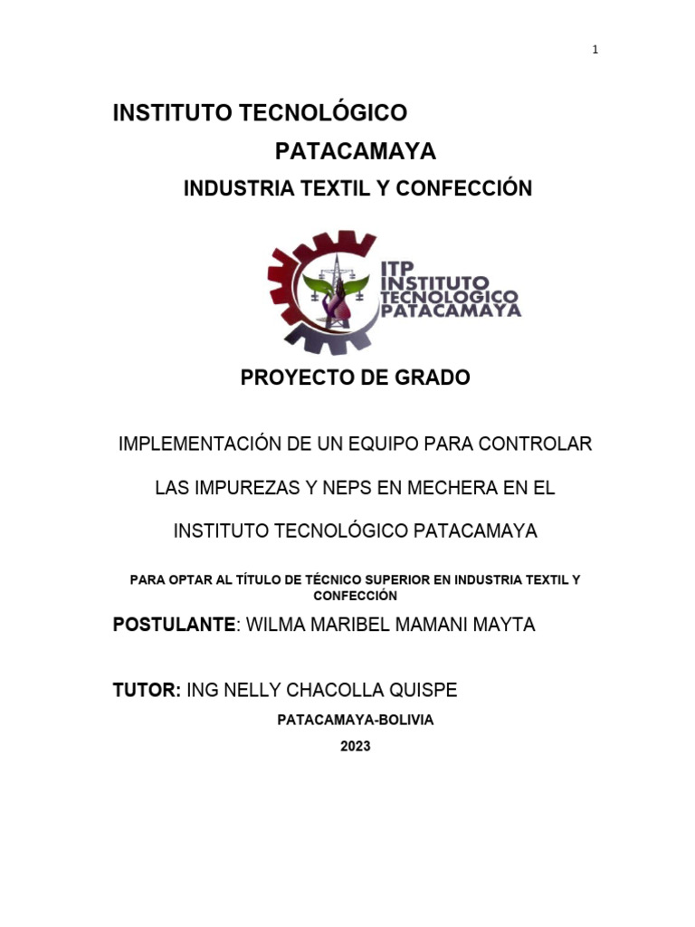 Proyecto Textil Defensa | PDF | Spinning (Textiles) | Metodología de encuesta