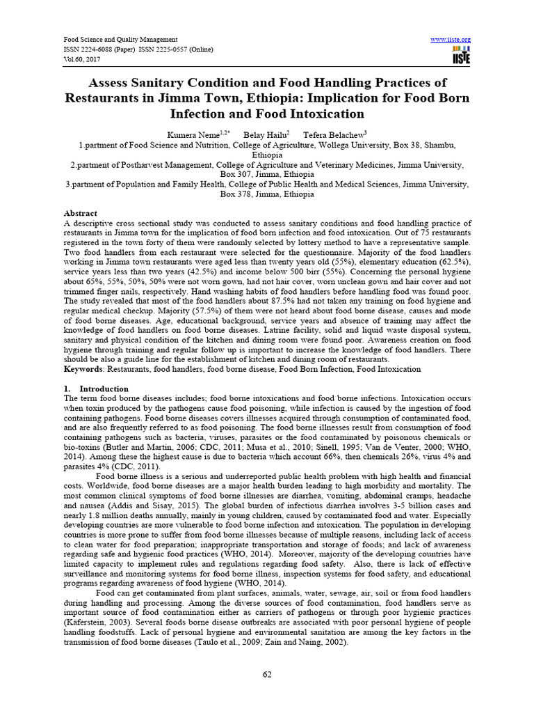 234684535 | PDF | Foodborne Illness | Food Safety