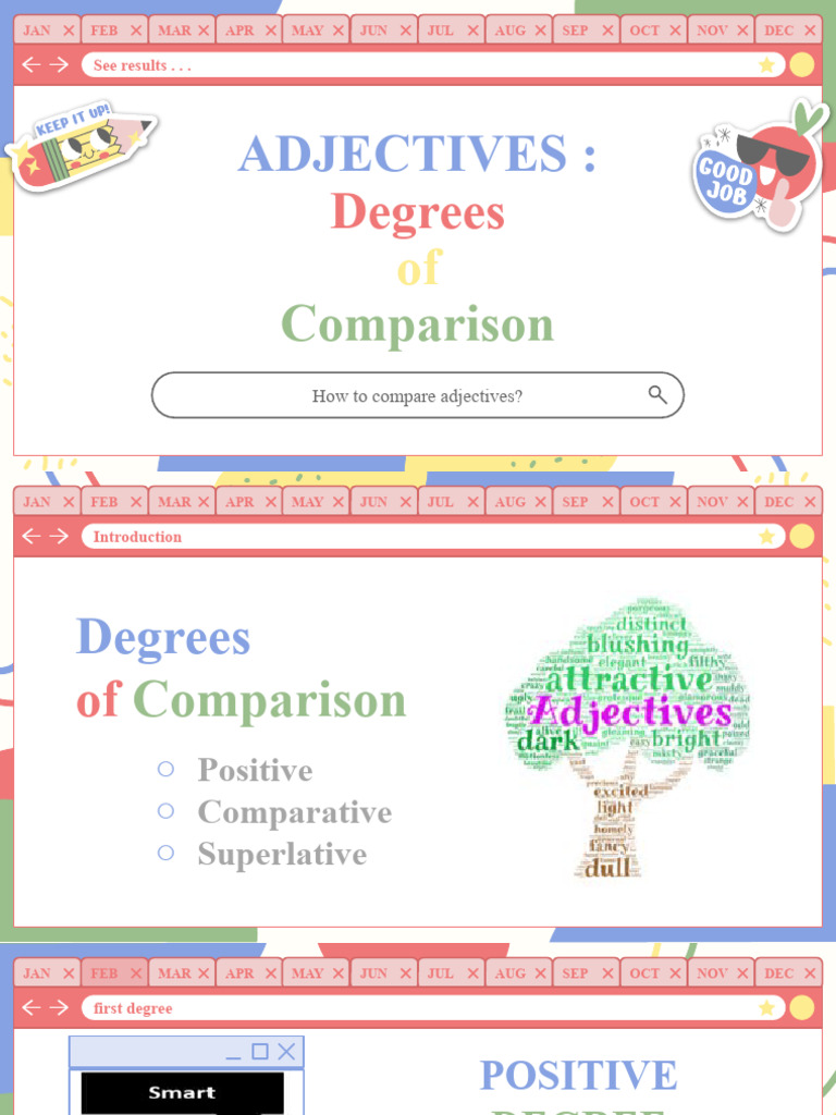 Comparison and Order of Adjectives | PDF | Adjective | Linguistic Typology