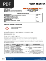 Ficha Técnica del Insecticida APTA | PDF | Agua | Residuos
