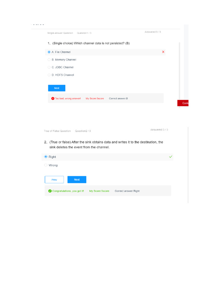 Quiz Flume Massice Log Aggregation | PDF