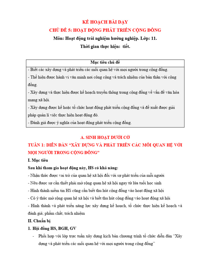 Cđ5 Hđtnhn 11 Khbd Ctst Cuốn 1 | PDF