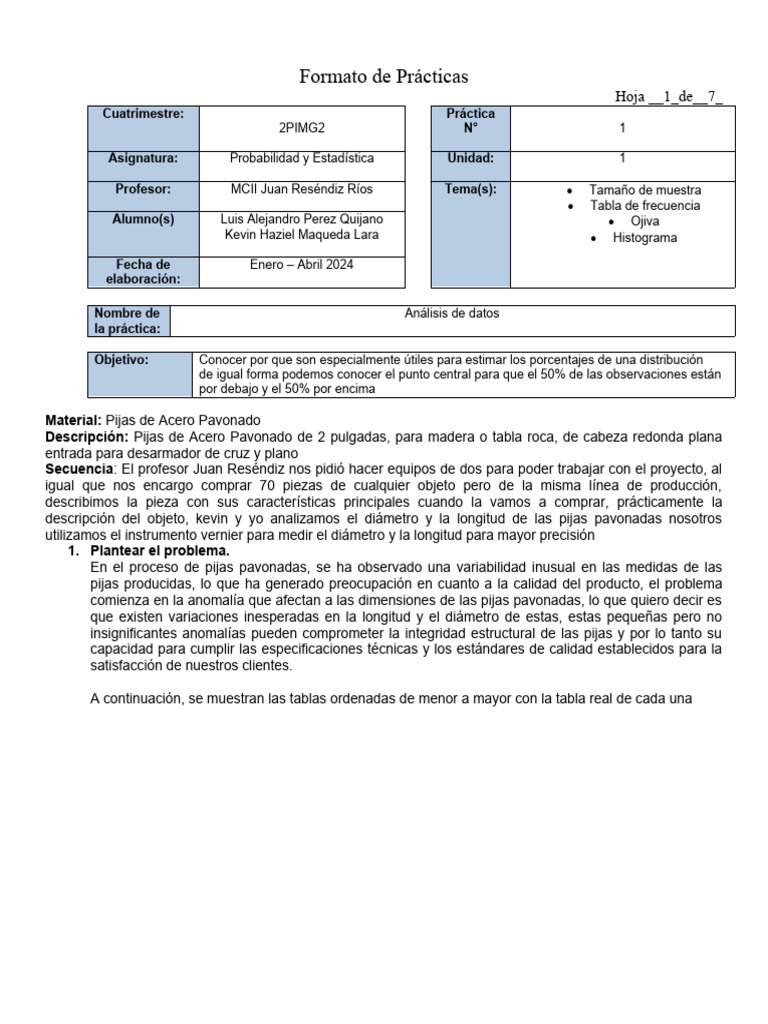 Practica 1 Correccion | PDF Practica 1 Correccion | PDF