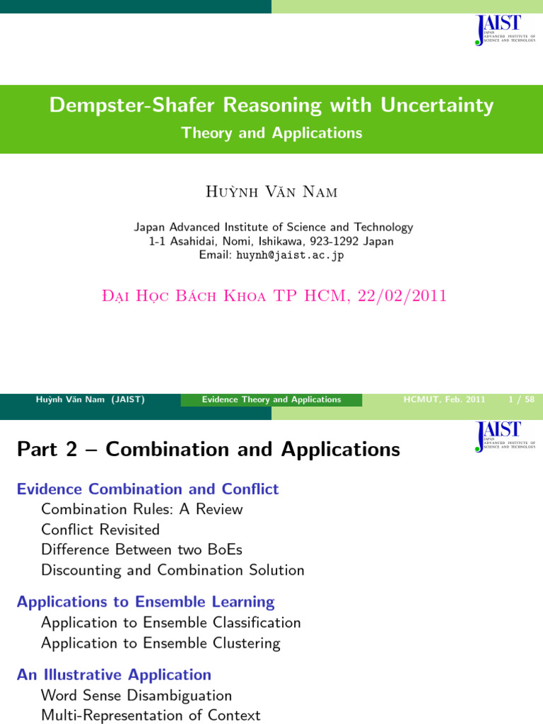 Tutorial Part2 | PDF | Statistical Classification | Cognition