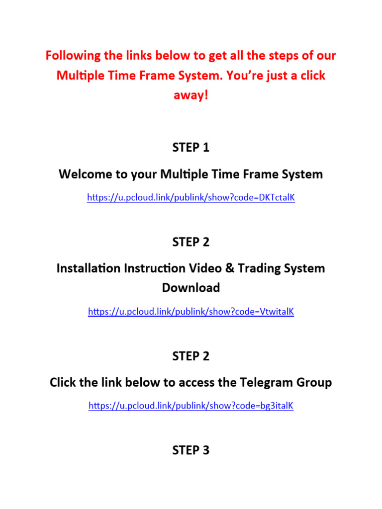 Multiple Time Frame Trading Guide | PDF | Computers
