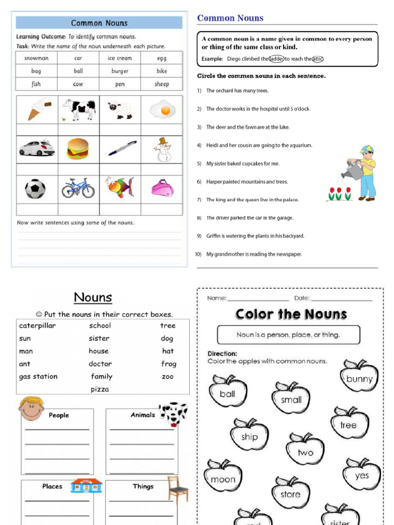 common & proper nouns | PDF