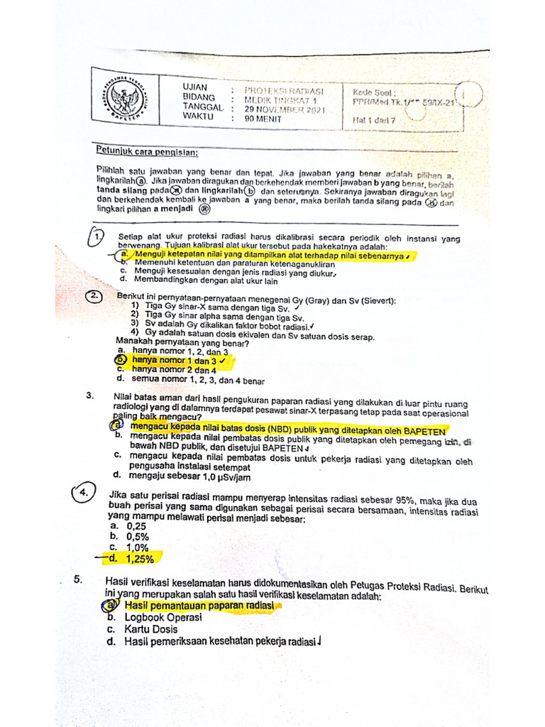 soal PPR 1 Medik 2021 | PDF