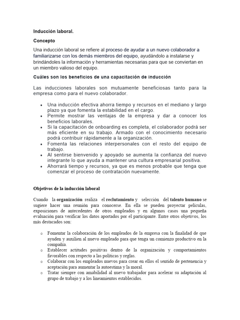 Concepto y Elementos Inducción | PDF | Business | Razonamiento inductivo