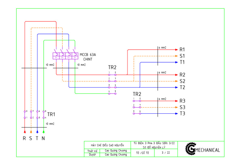 R1 S1 T1 TR2: MCCB 63A Chint | PDF
