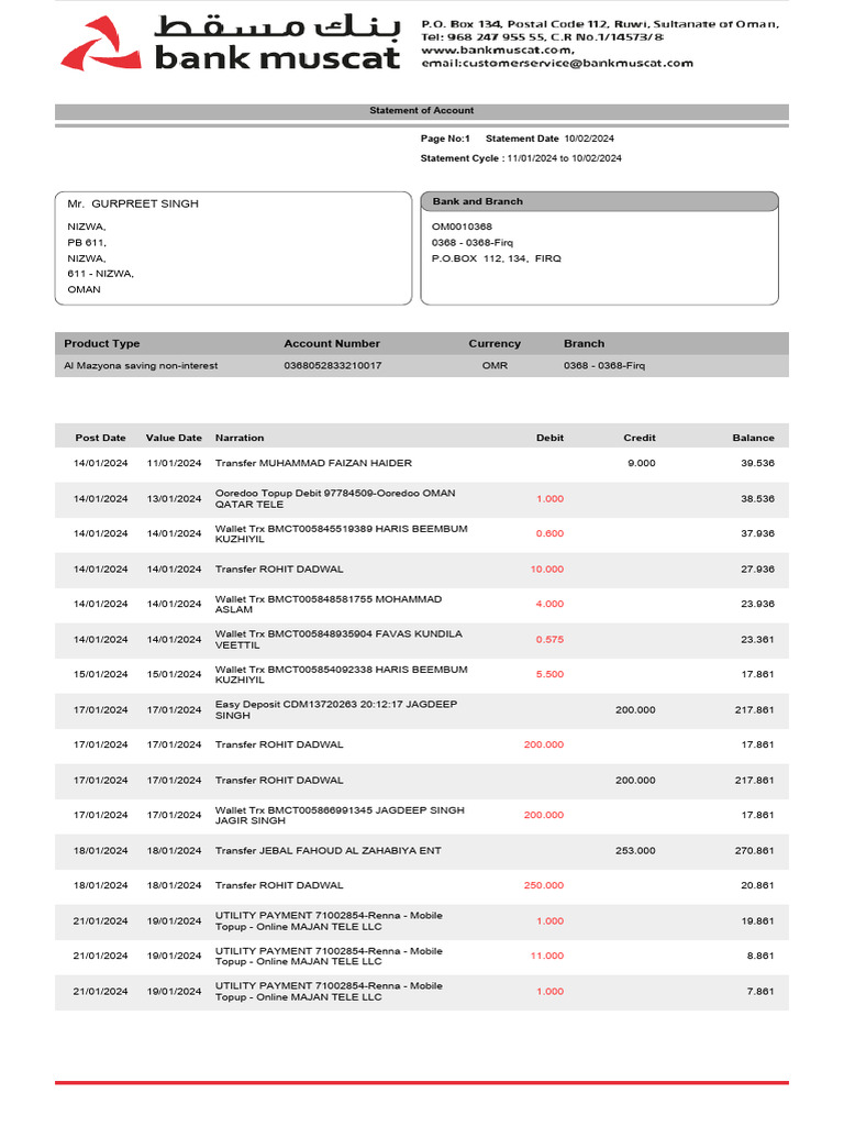 TransactionHistoryStatement Unlocked | PDF | Payments | Debits And Credits