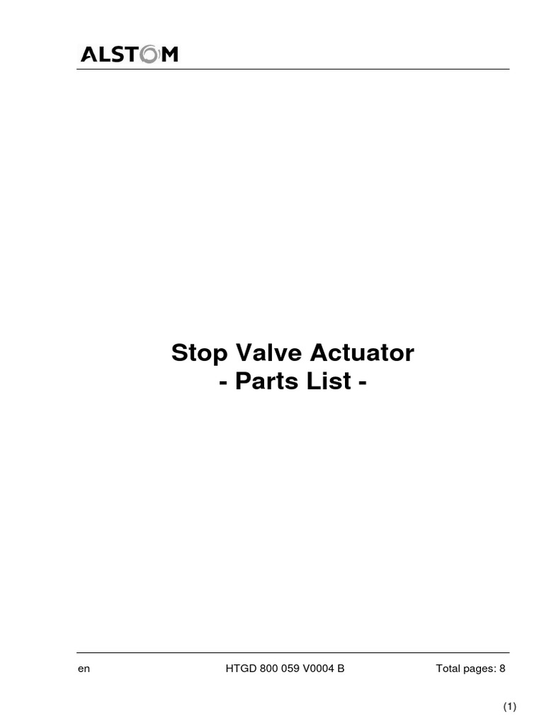 Ip Control Valve Actuator | PDF