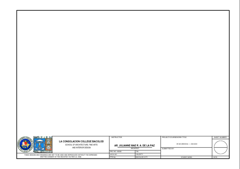 A3 Title Block Template for Architecture | PDF | Art