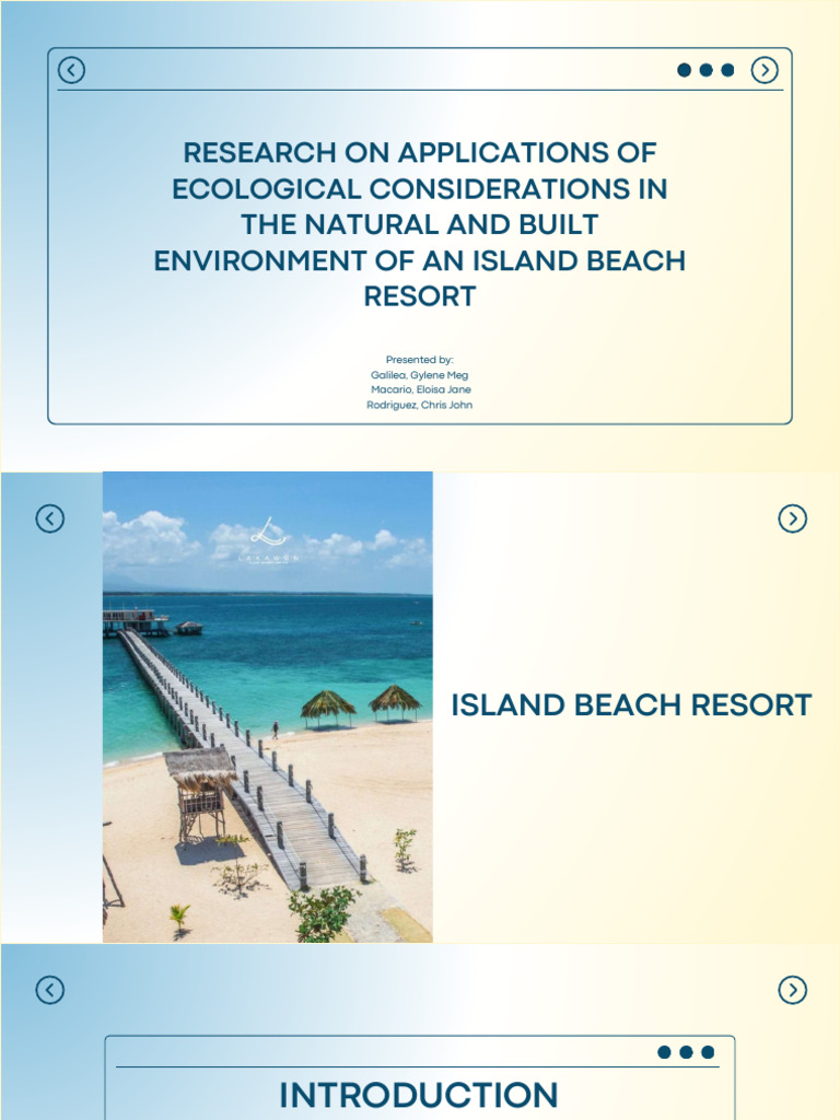 Design Presentation - Ecological Considerations Research | PDF ...