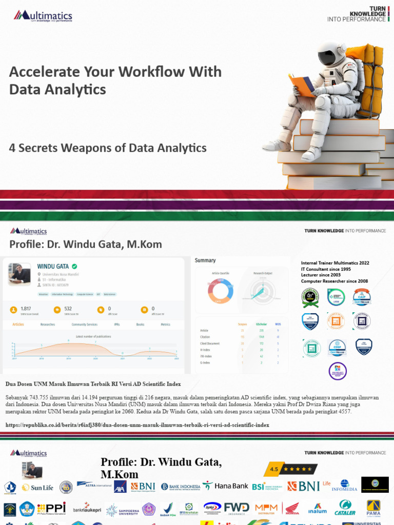 Accelerate Your Workflow with Data Analytics | PDF | Linear Regression | Machine Learning