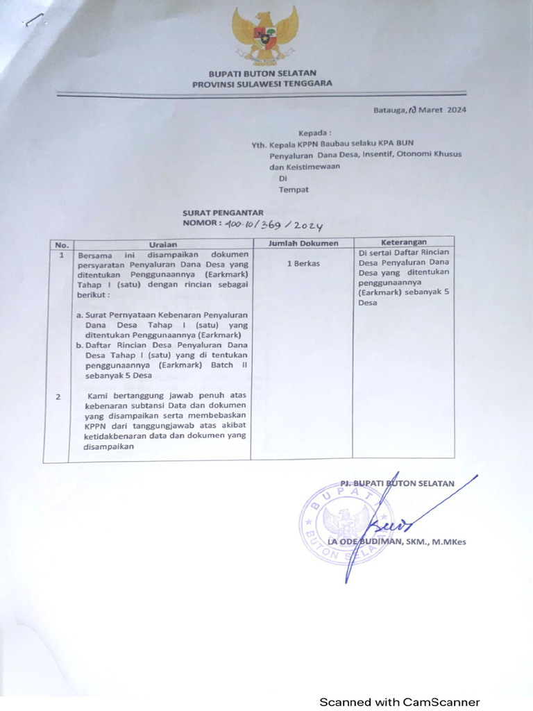 DD Earmark Busel | PDF