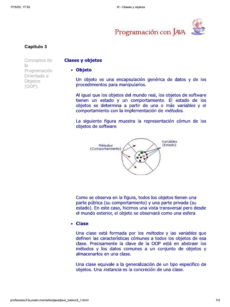Clase y Objetos | PDF