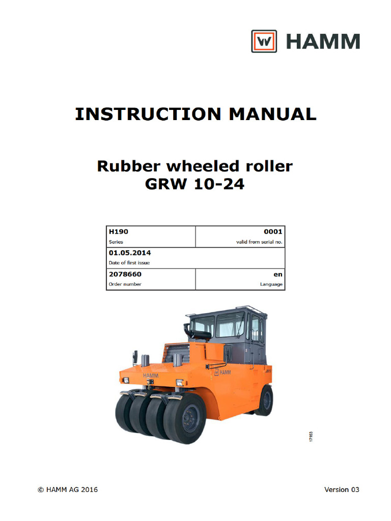 Intruction Manual GRW | PDF