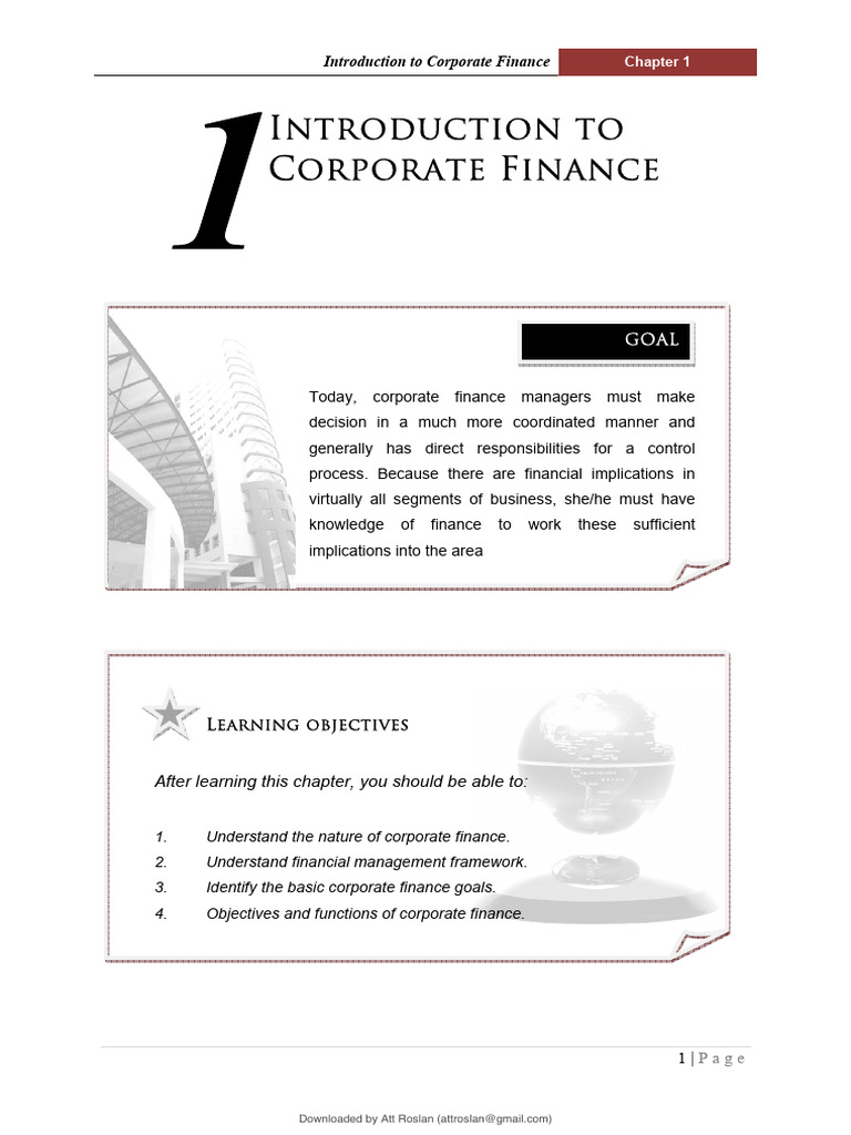 Fin420 Financial Management Notes | Download Free PDF | Standard ...