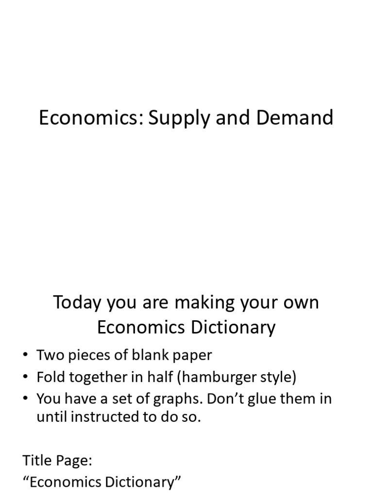Economics Supply and Demand Powerpoint | PDF | Supply And Demand ...