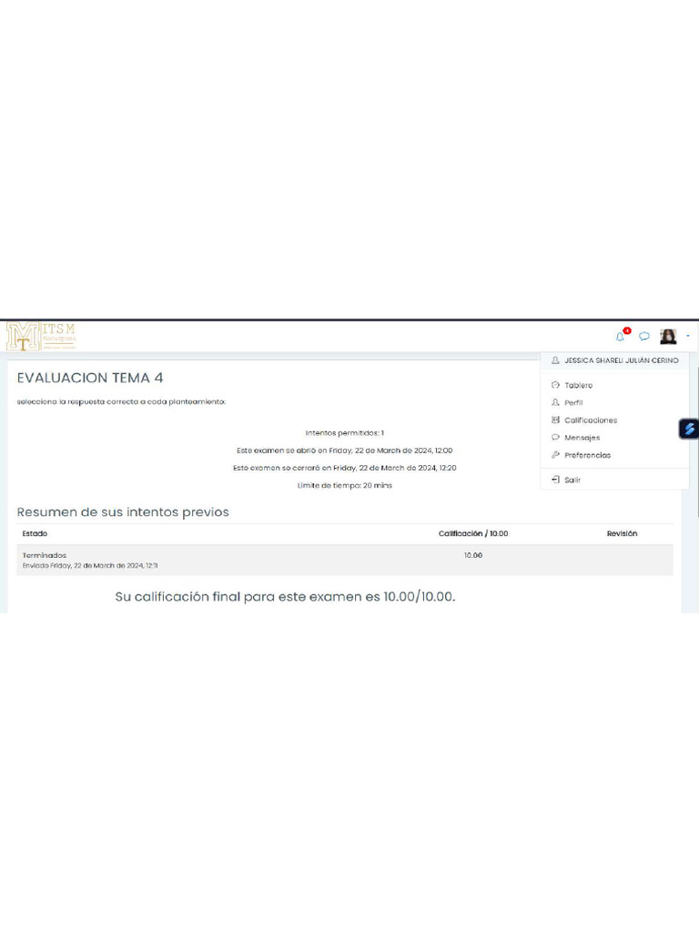 Examen U4 - Gestión Estratégica | PDF