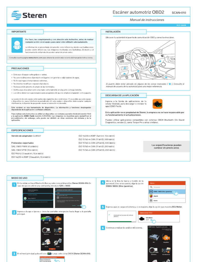 Steren Bluetooth Scanner | PDF