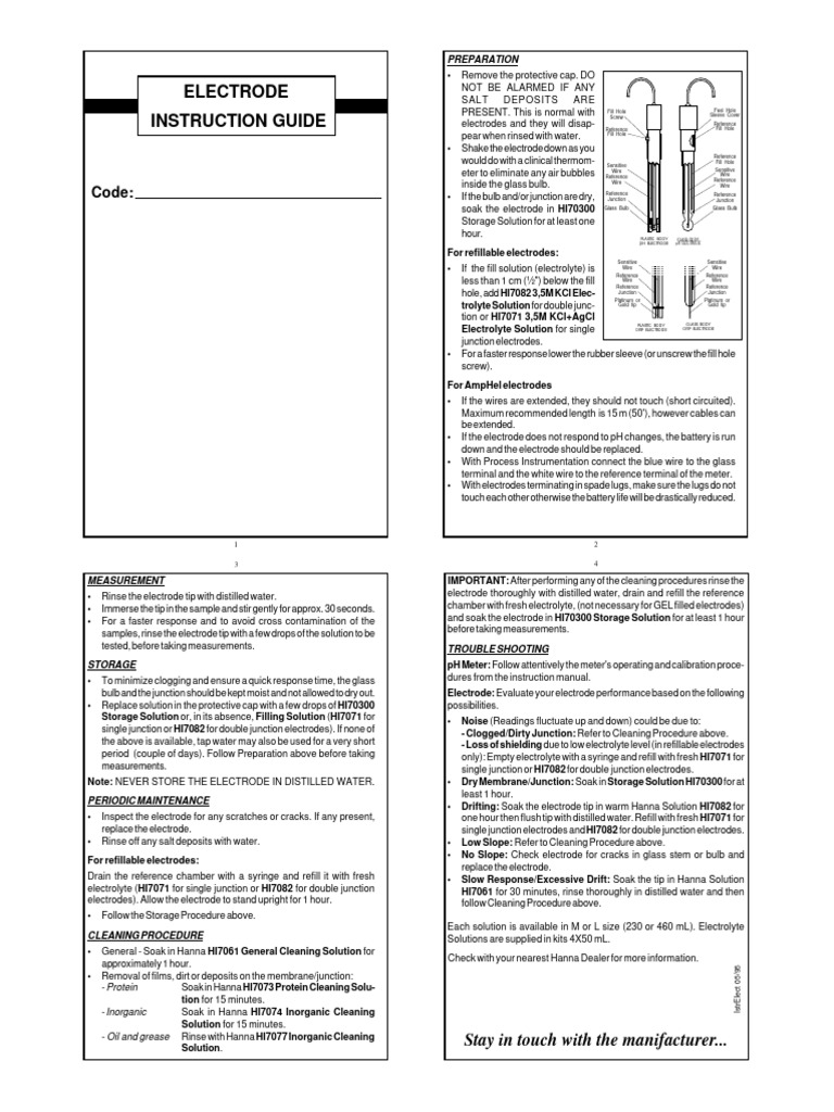 Man Electrodes | PDF | Electricity