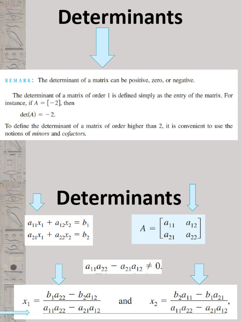 Matrice Determinant | PDF