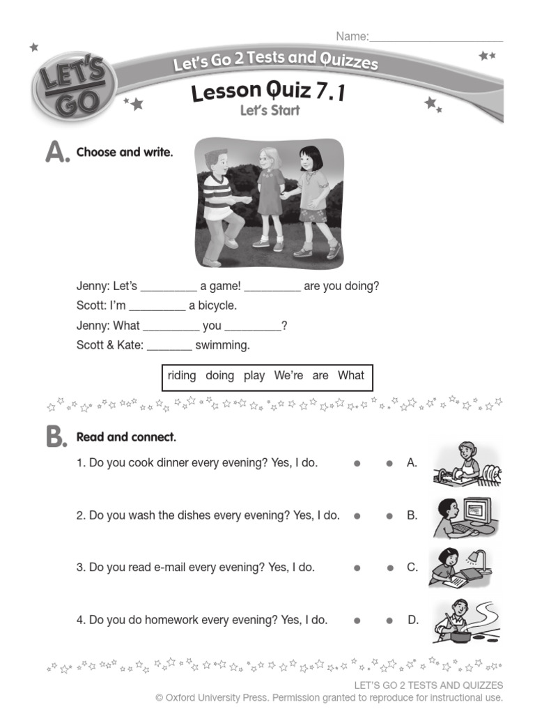 LTG 02 HK Lesson Quizzes 7 | PDF | Career & Growth | Language Arts ...